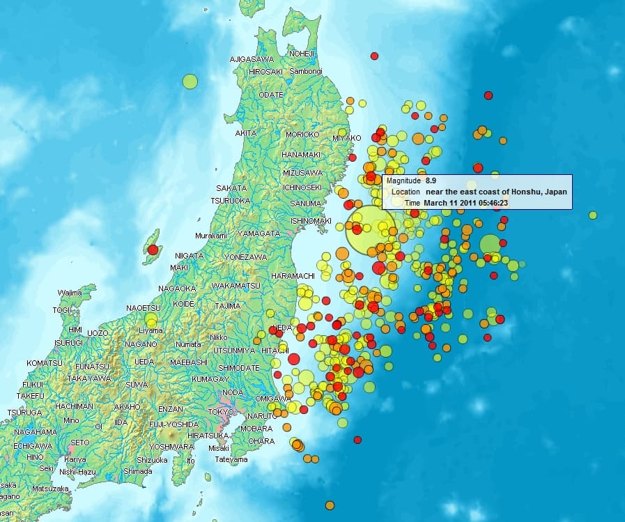 Japan Earthquake Analysis Application With 2023 Dataset